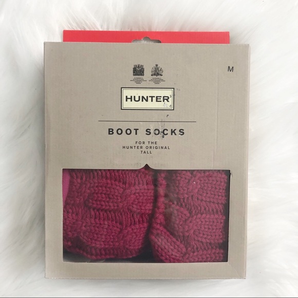 Hunter | Accessories | Hunter Original Tall Boot Socks Size M 57 | Poshmark